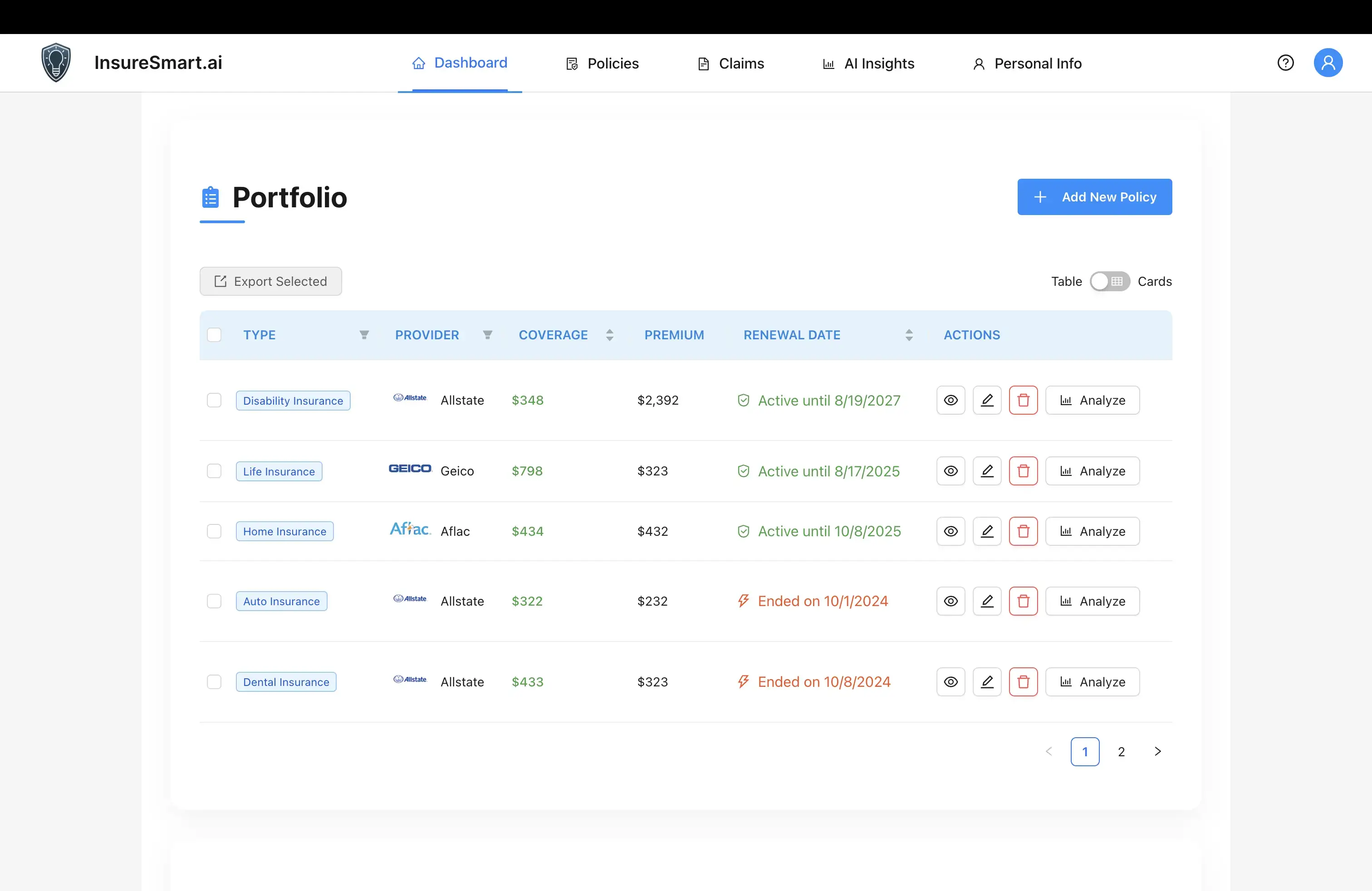 InsureSmart - Take Control of Your Insurance with AI
